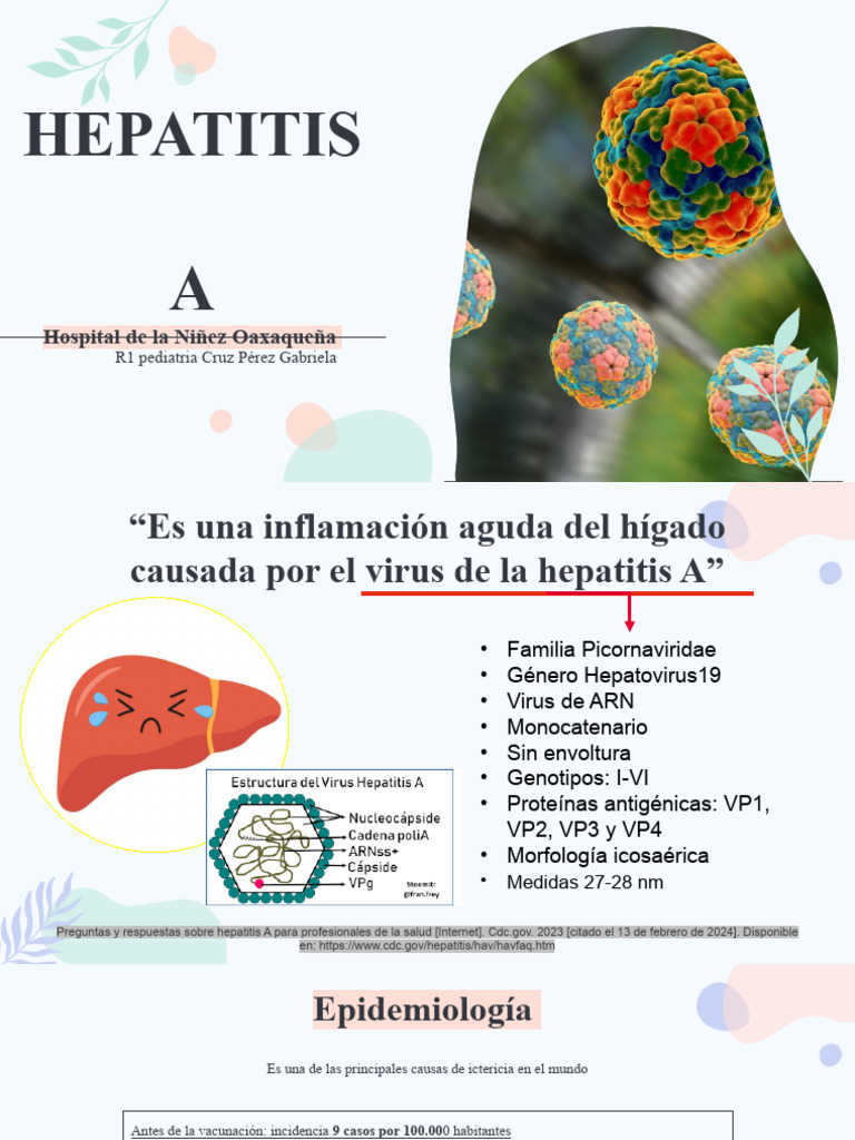 Hepatitis A | PDF | Hepatitis | Infección
