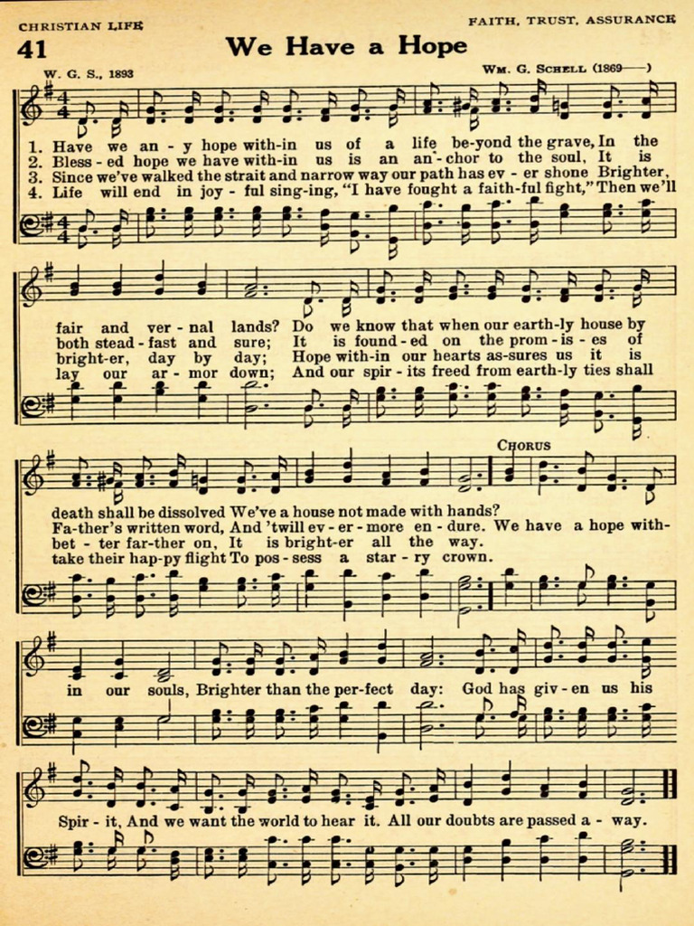 We Have A Hope | PDF