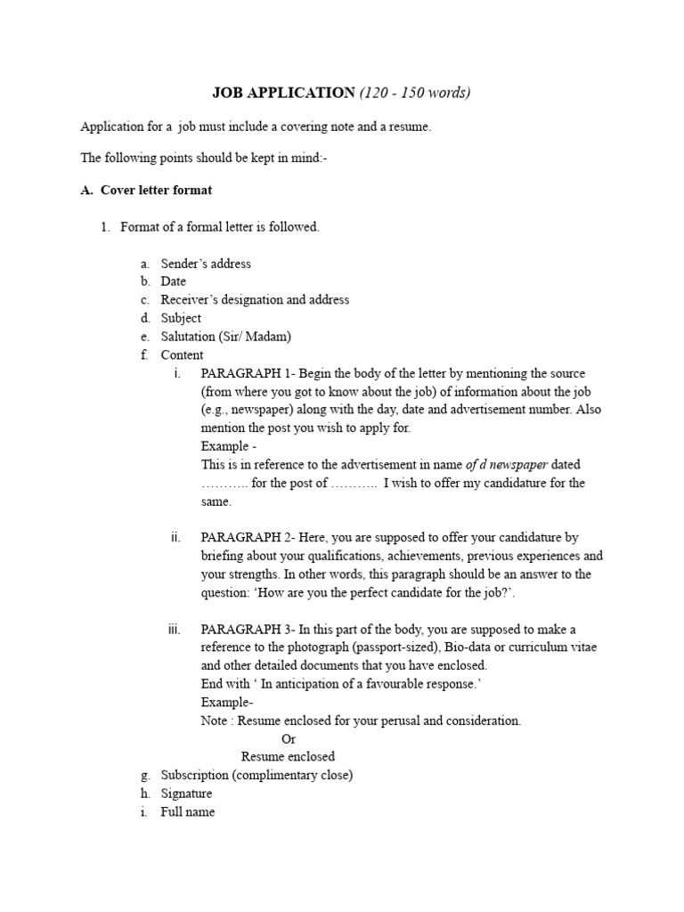 Job Application - Grade 12 | PDF | Résumé