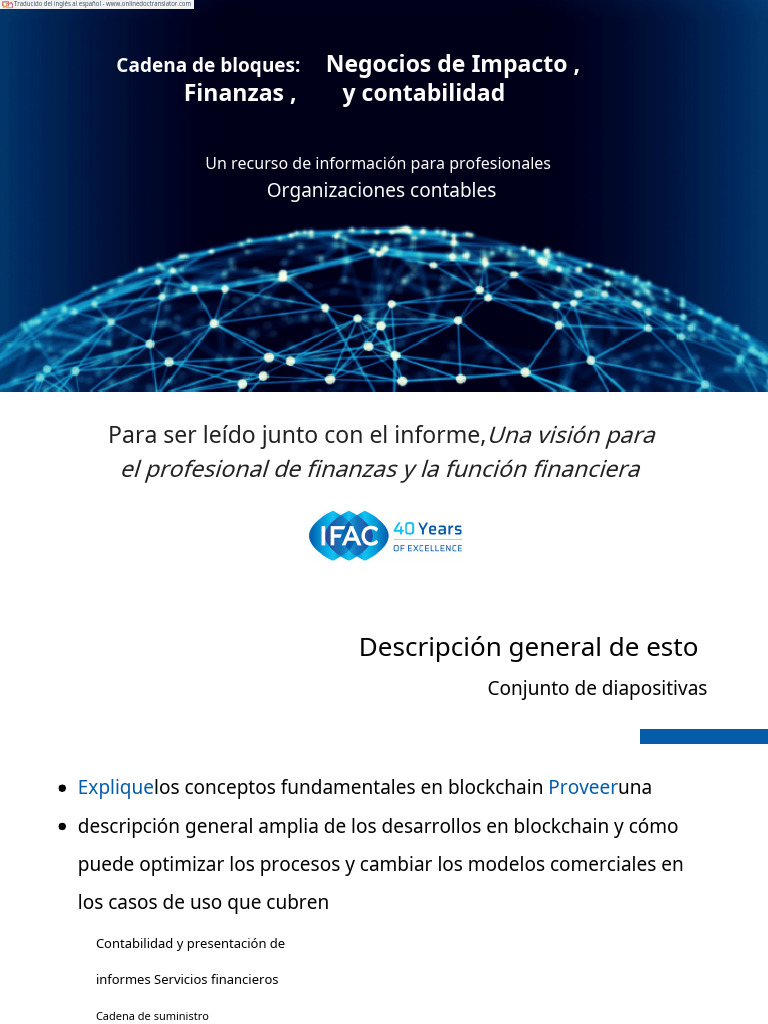 Blockchain para Finanzas y Contabilidad | PDF | Criptomoneda | Economias