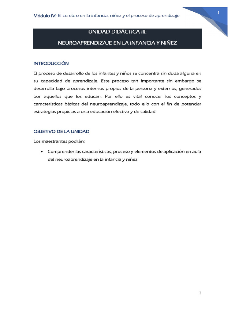 Unidad Didáctica 3. | PDF