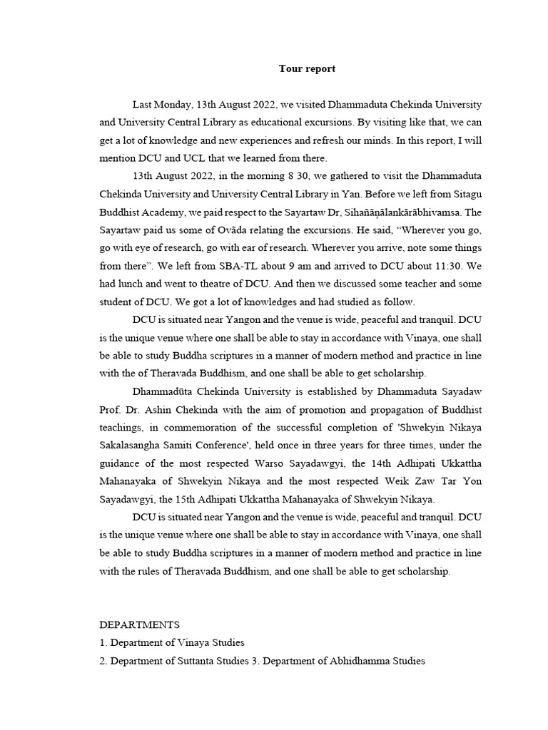 Trip Report | Download Free PDF | Libraries