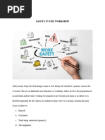 10 Safety Rules of The Workshop | PDF | Safety | Personal Protective Equipment