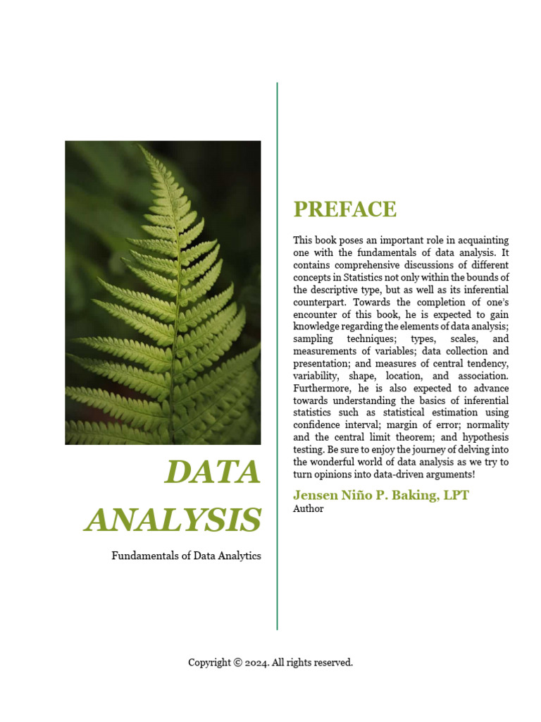 Ada Module Chapter 1 | PDF | Statistics | Data Analysis Ada Module Chapter 1 | PDF | Statistics | Data Analysis