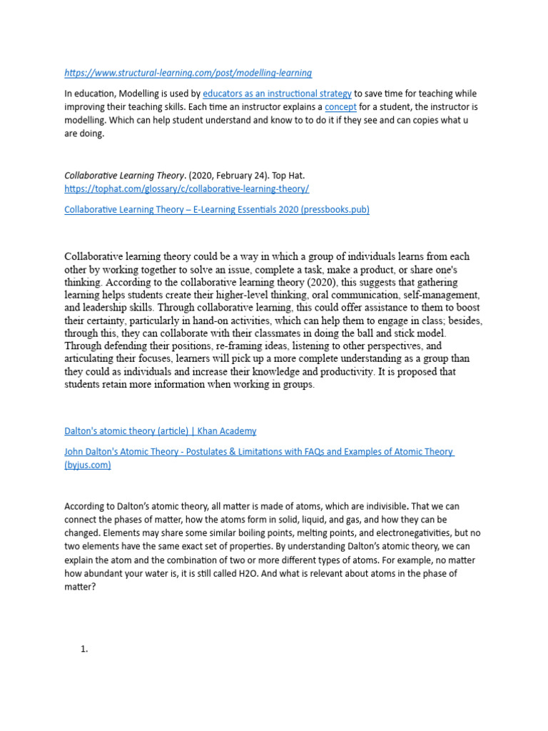 Collaborative Learning Theory | PDF