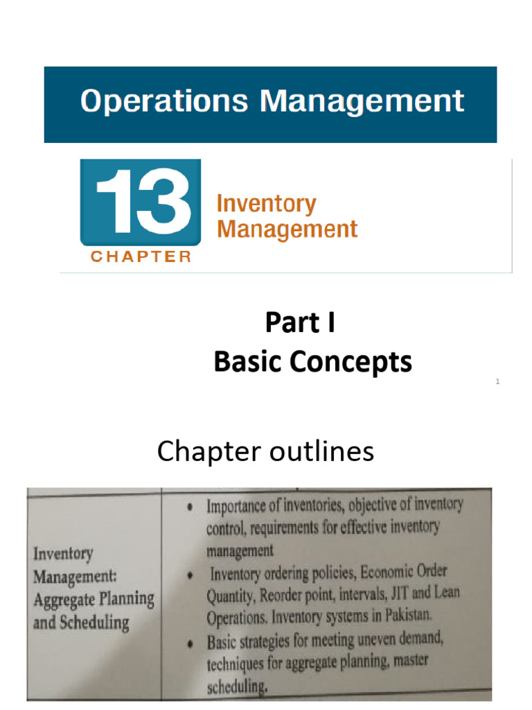 Understanding Inventory Management Basics | PDF | Inventory | Economies