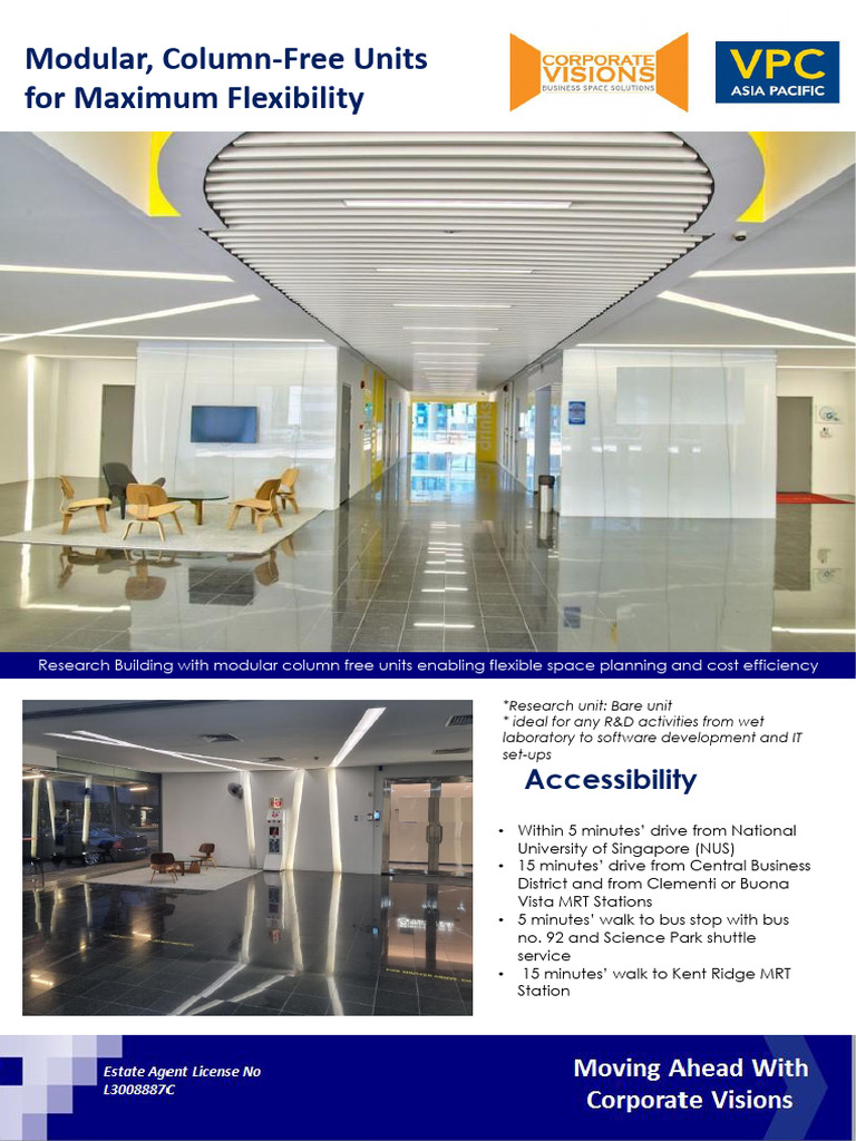 SP1 Modular-Column-Free-Unit-for-Maximum-Flexibility | PDF