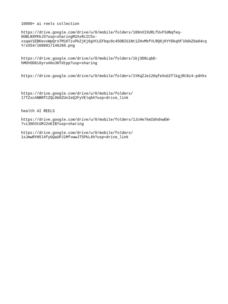 10000+ Ai Reels Collection | PDF | Business | Computers