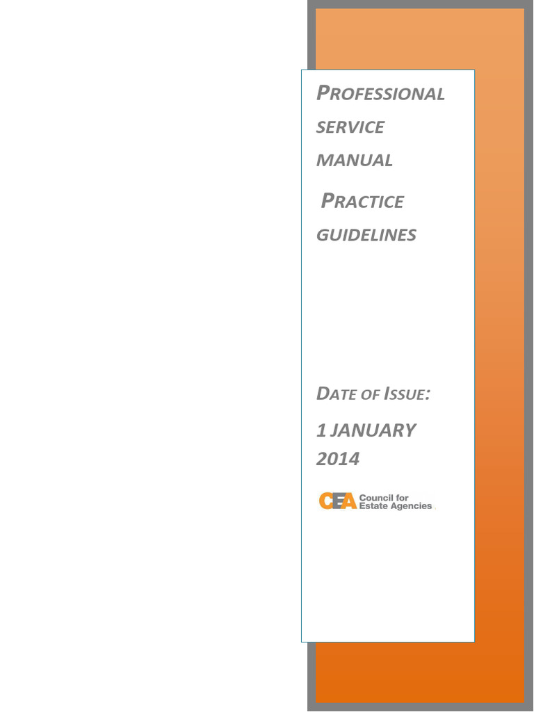Estate Agency Practice Guidelines 2014 | PDF | Real Estate Appraisal ...