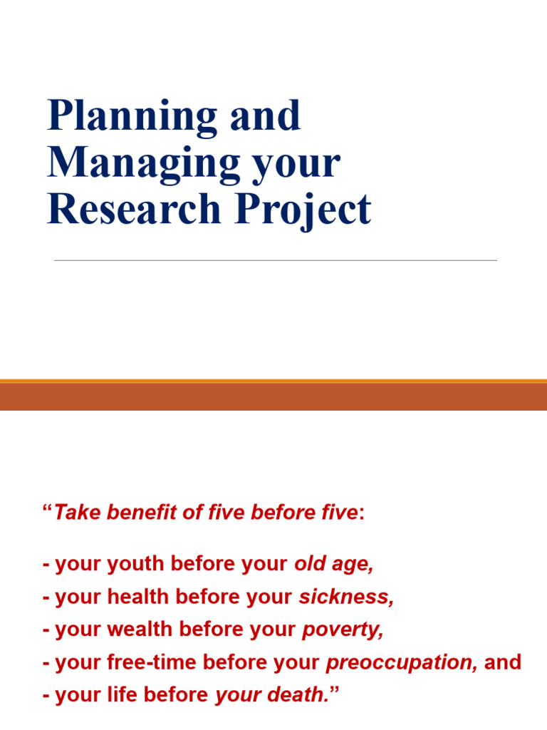 Module 3 Research Management | PDF | Project Management | Risk