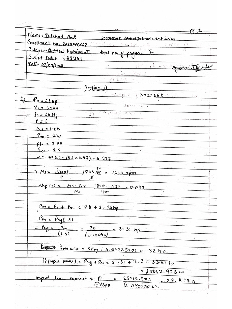 Machines Answer Sheet 2022 Dilshad | PDF