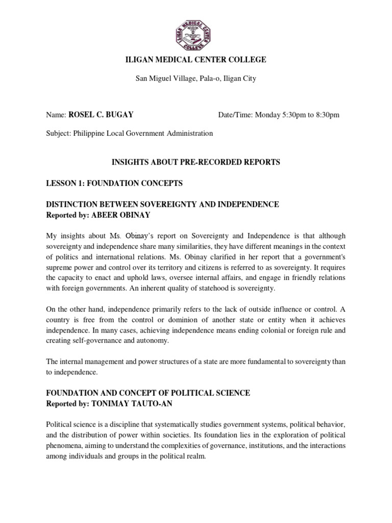 Insights On Pre Recorded Reports | PDF