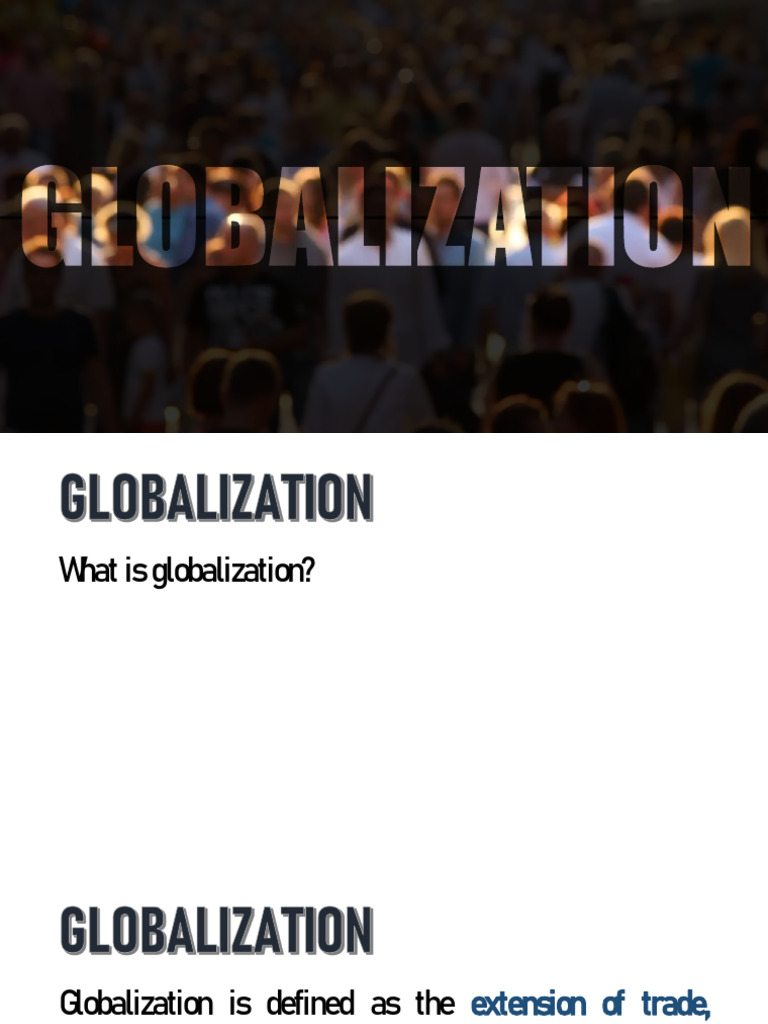 GE 3 Lesson 1 | PDF | Globalization | Economies