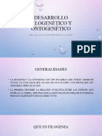 Desarrollo Filogenético y Ontogenético | PDF | Sicología | Filogenética