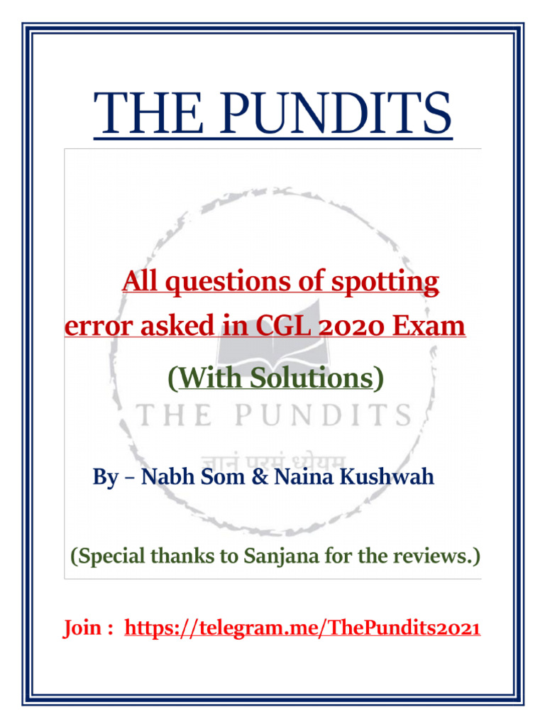 A 240 Spotting Errors Compilation | PDF