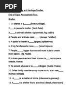Grade 2 English Assessment Term 4 | PDF | Reading Comprehension | Phonics