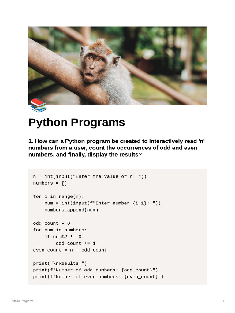 Python Programs | PDF | Area | String (Computer Science)
