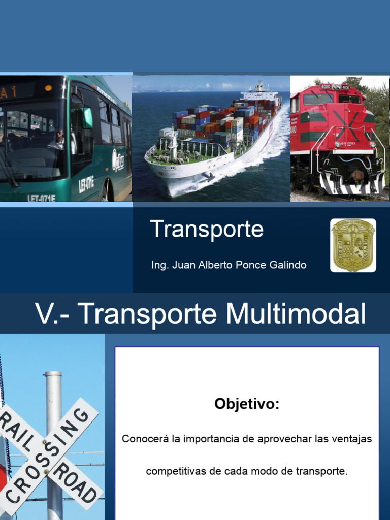 Transporte Multimodal | PDF | Transporte | Transporte de mercancías