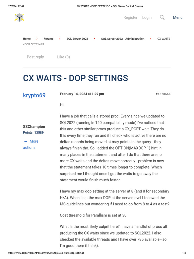 SQL Server CX WAITS | PDF | Microsoft Sql Server | Sql