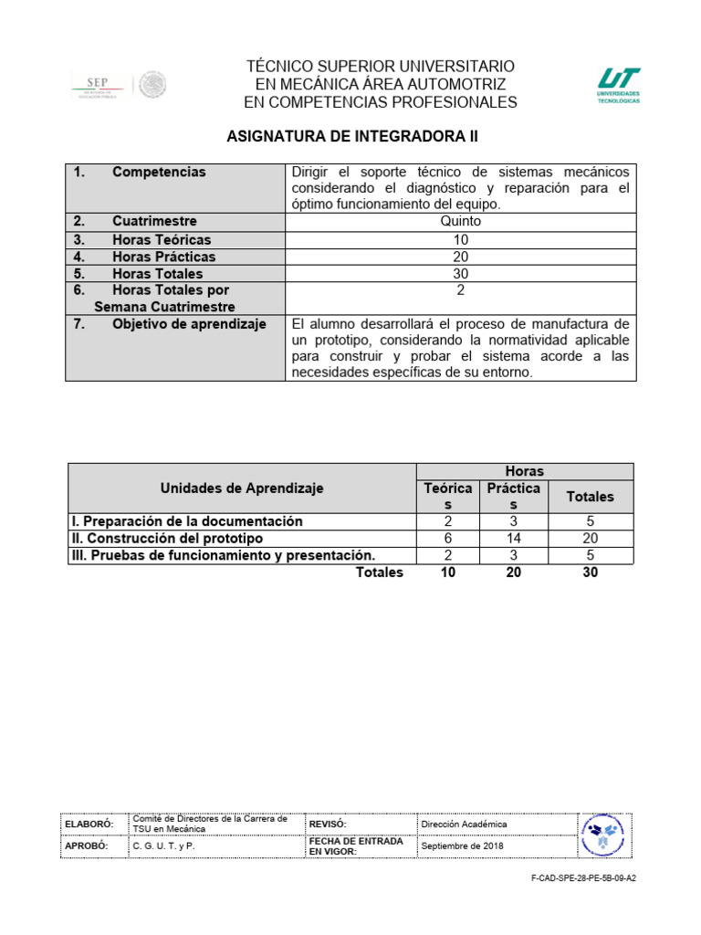 Integradora II | PDF | Laboratorios | Aprendizaje