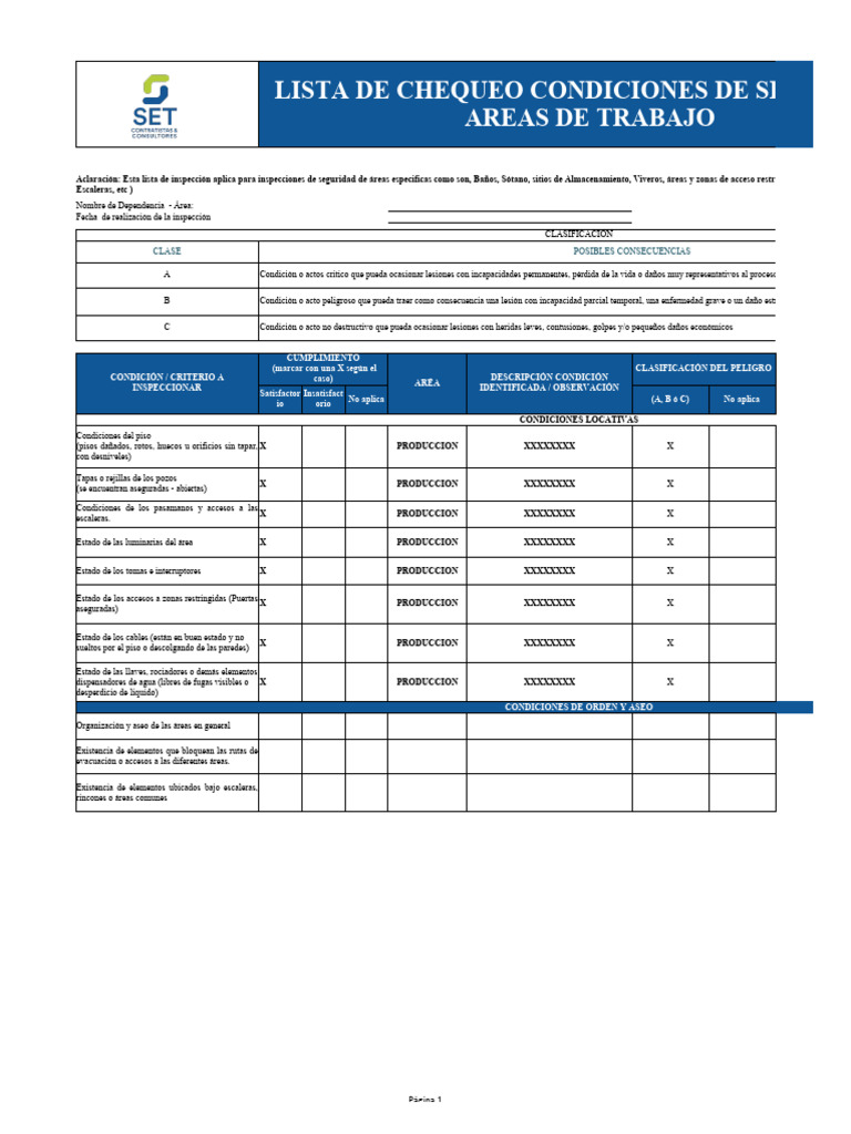 3.condiciones de Seguridad SST | PDF | Residuos | Agua