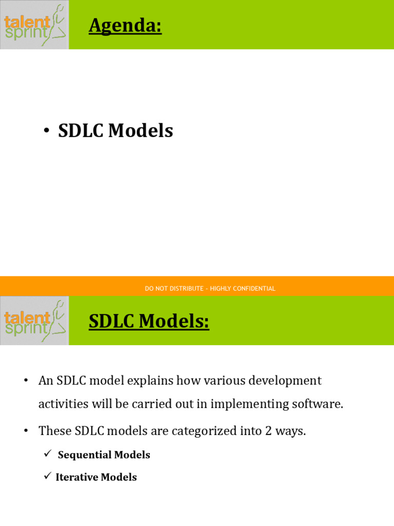 MT S6 SDLCModels | PDF | Software Development Process | Scrum (Software Development)