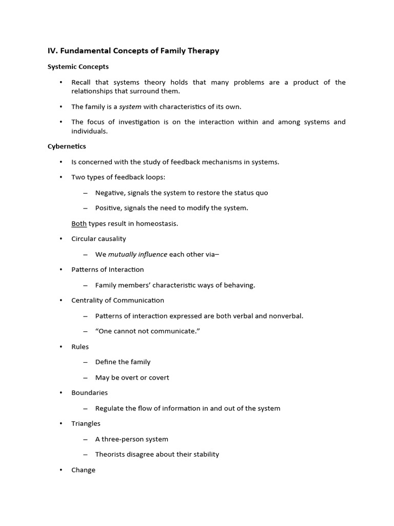 Family Therapy | PDF | Psychotherapy | Family Therapy