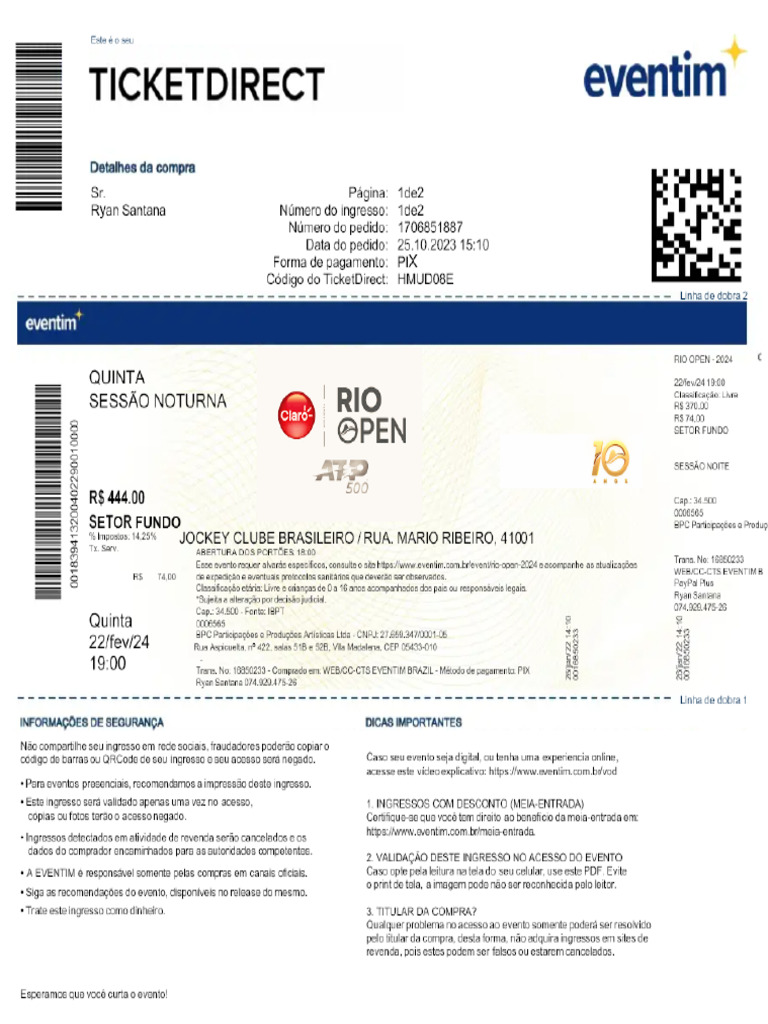 Ticket Direct EVENTIM | PDF