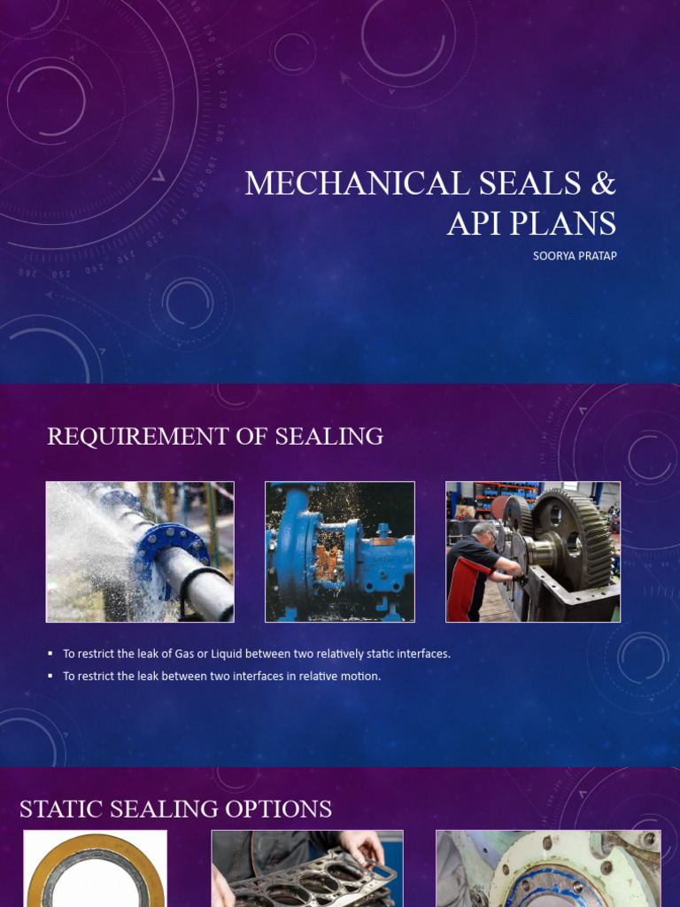 Mechanical Seal&api Plans | PDF