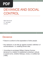 Types of Deviance in Sociology Explained | PDF | Deviance (Sociology ...