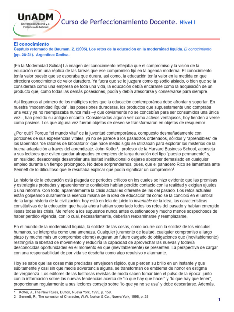 El_conocimiento | PDF | Conocimiento