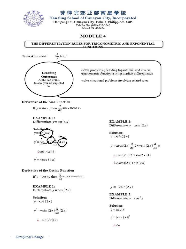 Module 4 BC | Download Free PDF | Trigonometric Functions | Elementary Geometry