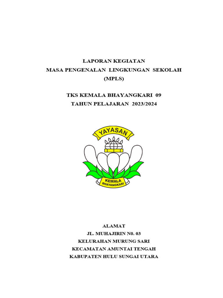 Laporan MPLS 2023 | PDF
