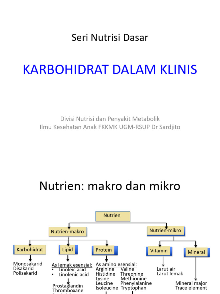 Metabolisme Makronutrien Karbohidrat Dan Protein | PDF
