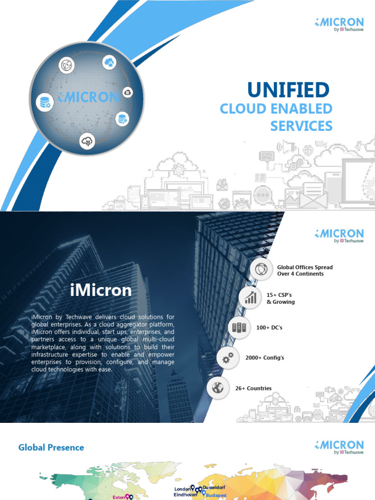 Imicron by Techwave Deck | PDF | Cloud Computing | Software As A Service
