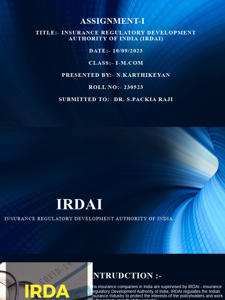 Functions of IRDAI in India | PDF | Insurance | Business Law