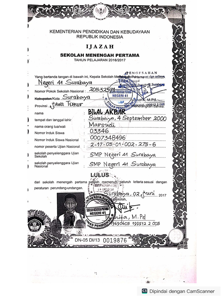 Contoh Penggunaan Cam Scanner | PDF