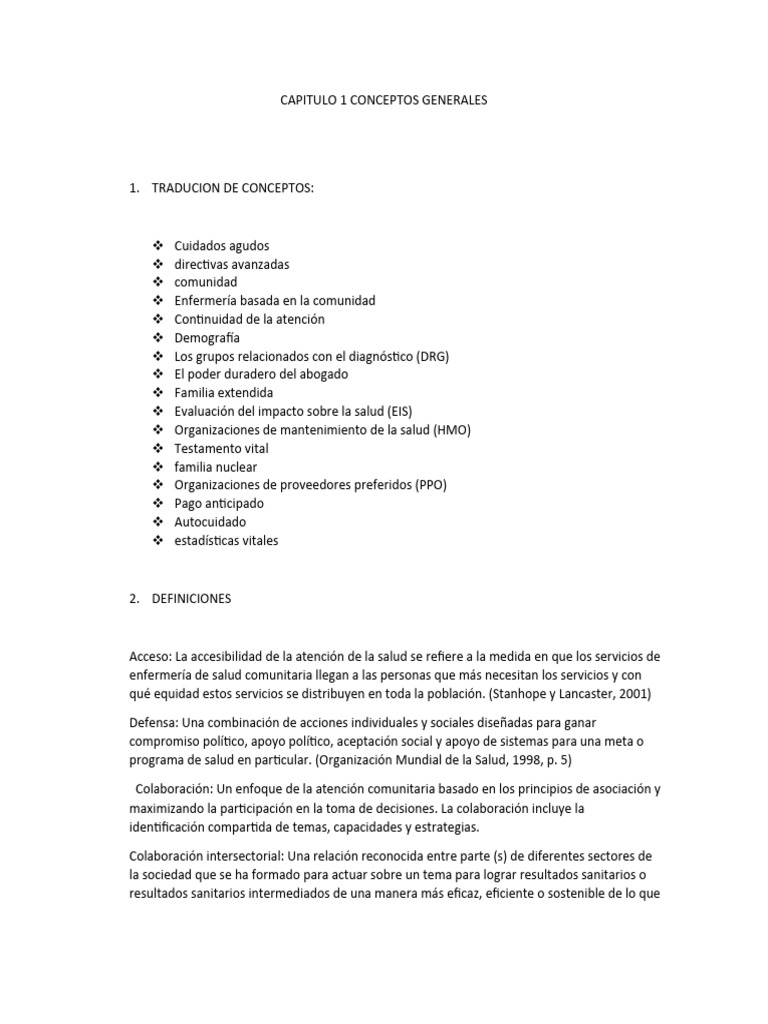 Capitulo 1 Conceptos Generales | PDF