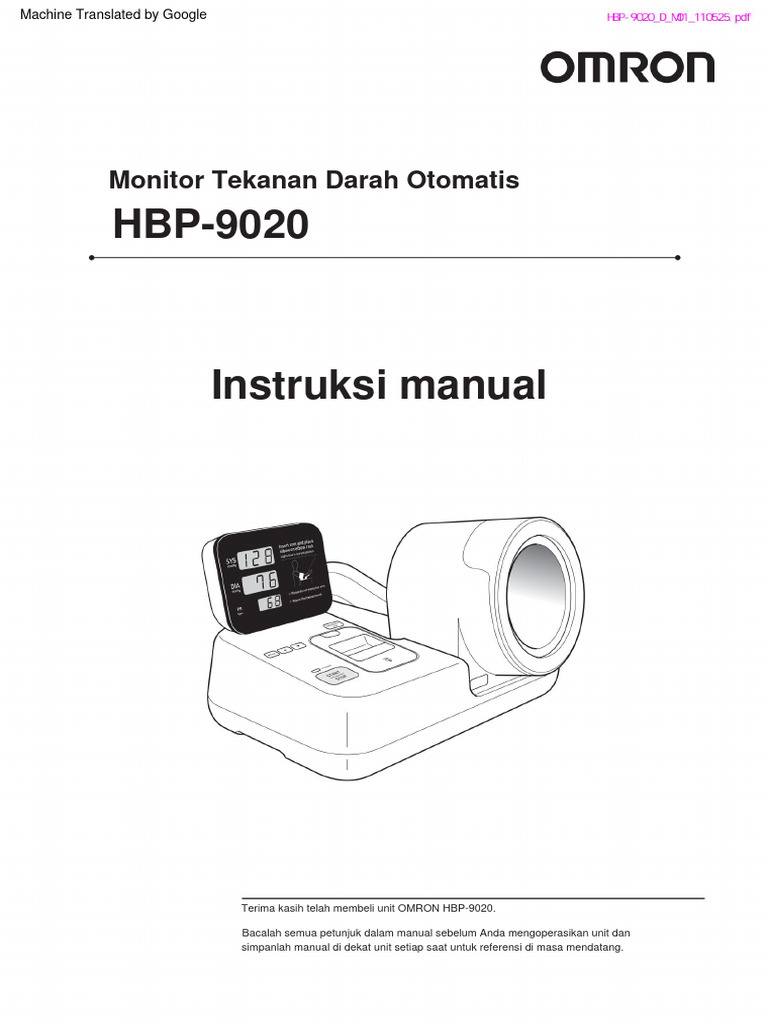 Manual HPB Omron | PDF