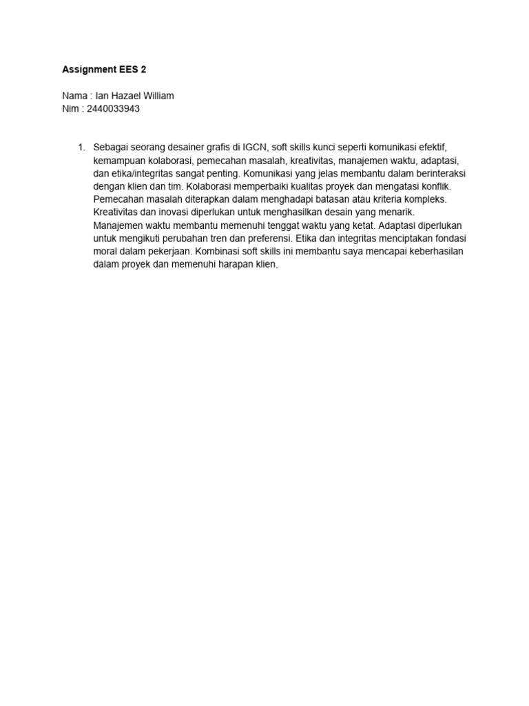 Assignment EES 2 | PDF