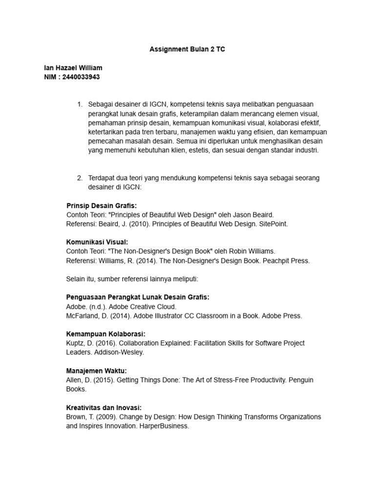 Kompetensi Desainer di IGCN | PDF | Karier & Perkembangan | Bisnis