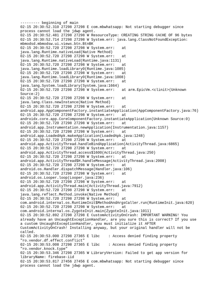 Logcat | PDF | Java (Programming Language) | Computer File