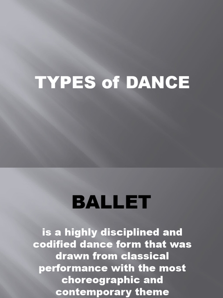 Types of Dance | PDF
