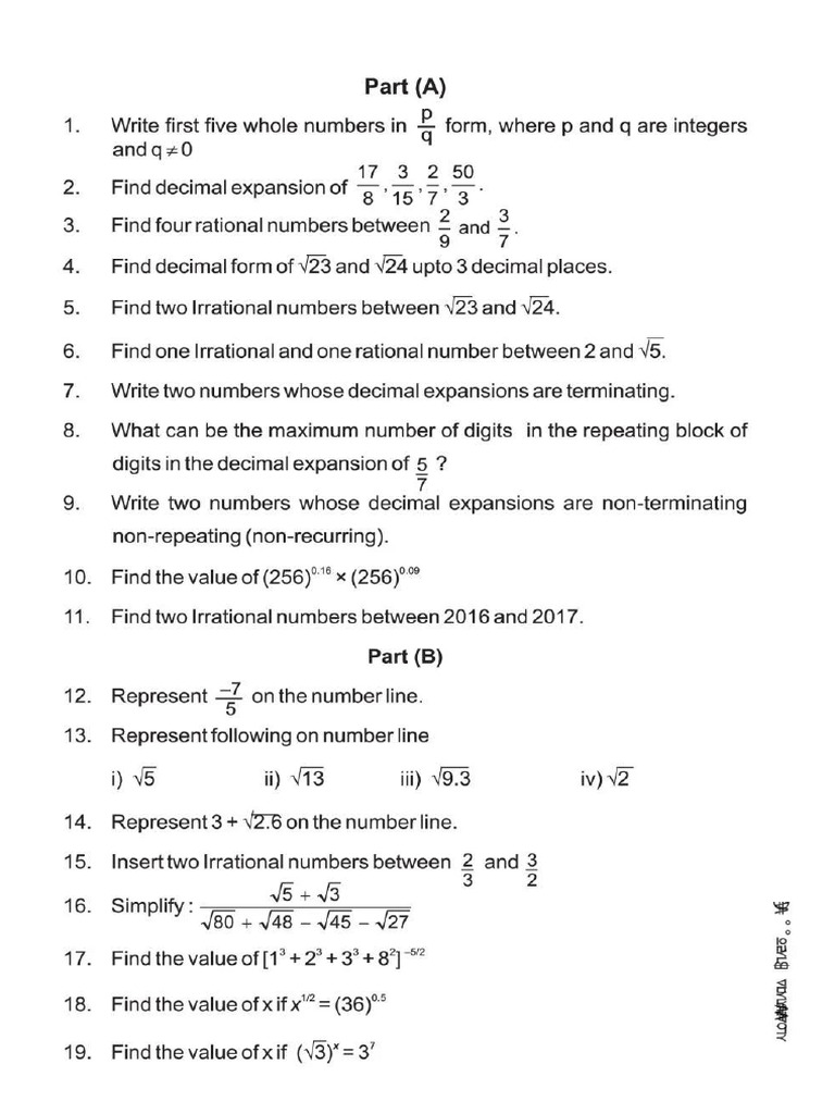 Math Paper Sample Paper | PDF