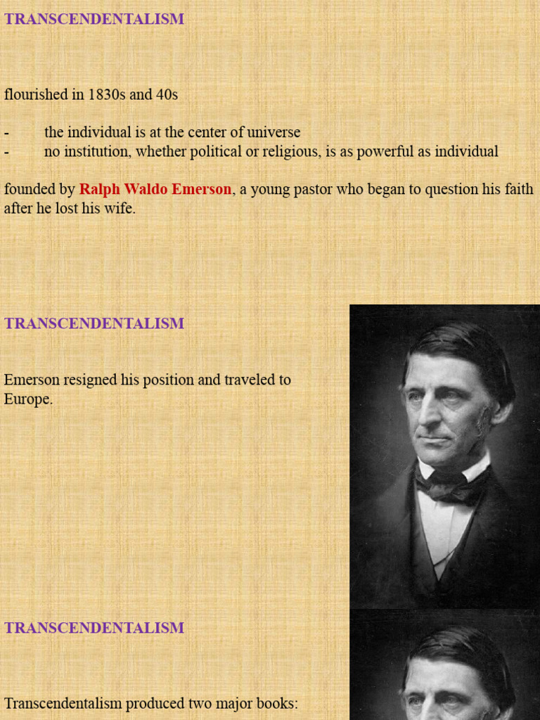 Transcendentalism | PDF | Transcendentalism | Henry David Thoreau