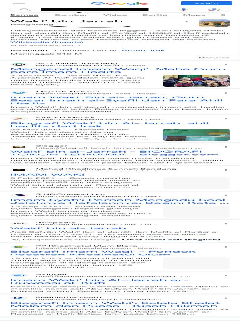 Imam Waki - Penelusuran Google | PDF