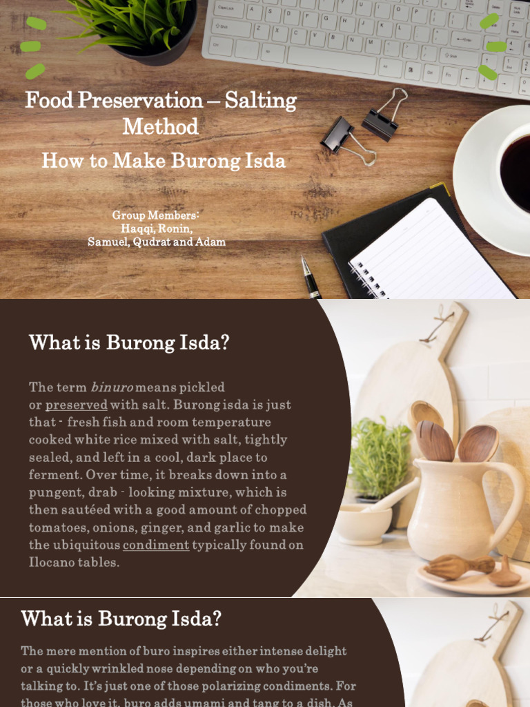 How to Make Burong Isda | PDF | Cooking, Food & Wine | Wellness