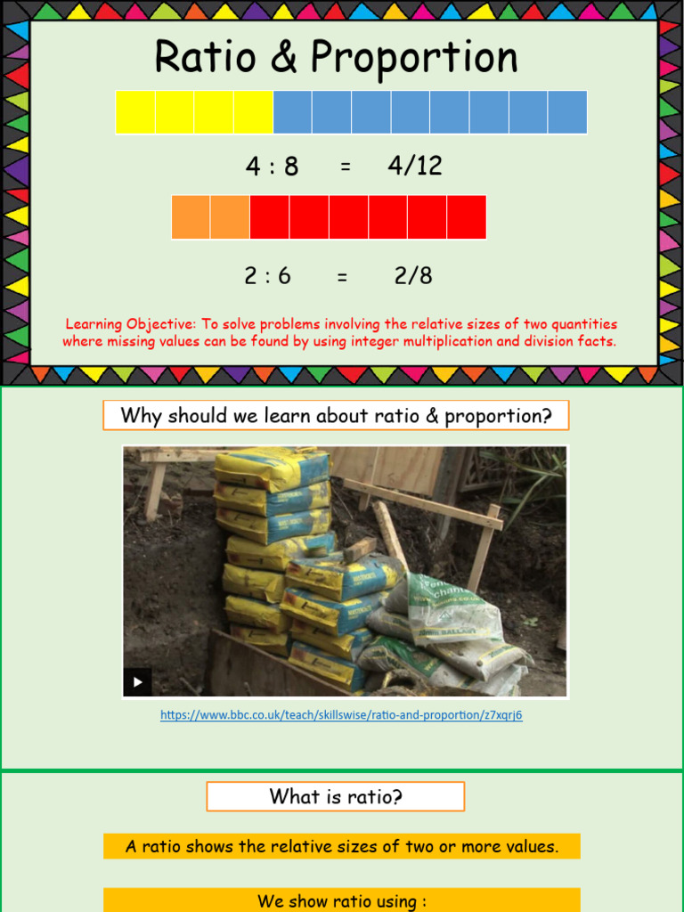 Ratio Proportion | PDF | Ratio | Numbers