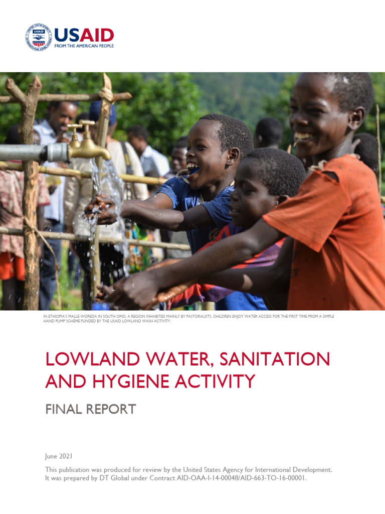 Lowland WASH Activity Final Report | PDF | Wash | Sanitation