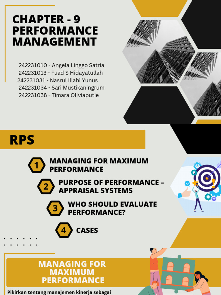 Chapter 9 Performance Management | PDF | Karier & Perkembangan